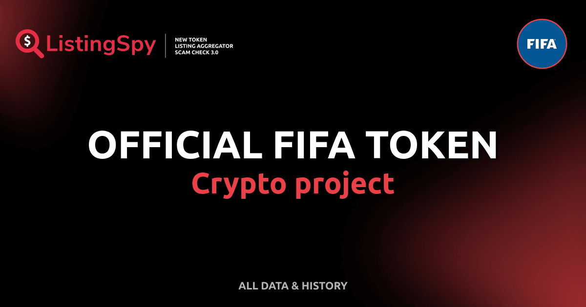 OFFICIAL FIFA TOKEN crypto project: FIFA token listings, events ...