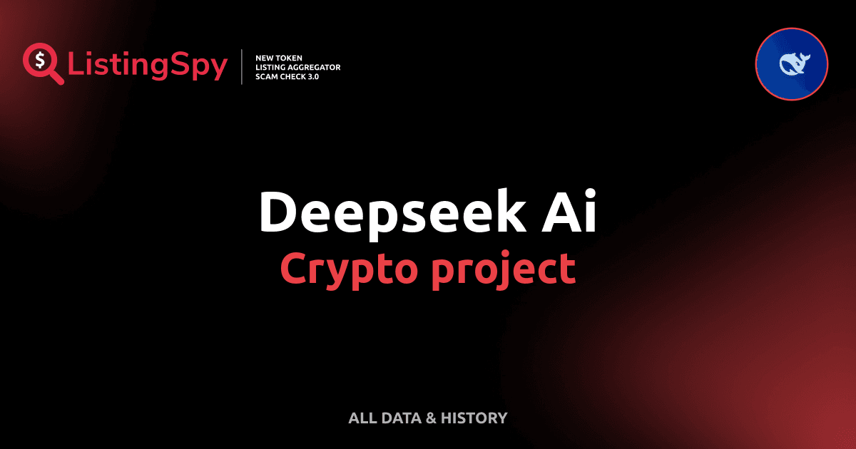 Deepseek Ai crypto project: DEEPSEEK token listings, events, analysis ...