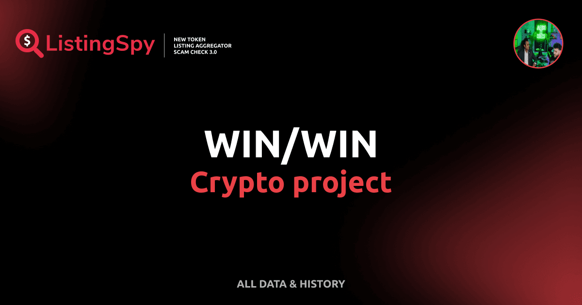 WIN/WIN crypto project: WIN/WIN token listings, events, analysis ...