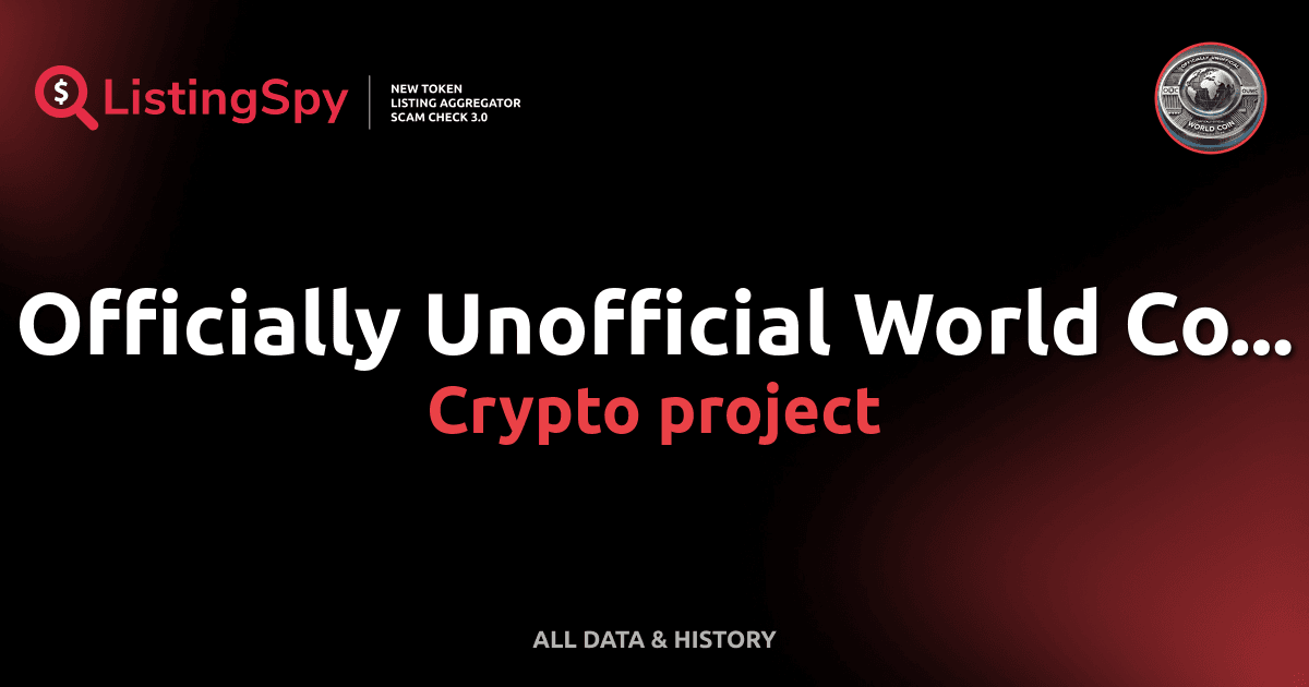 Officially Unofficial World Co... crypto project: OUWC token listings ...