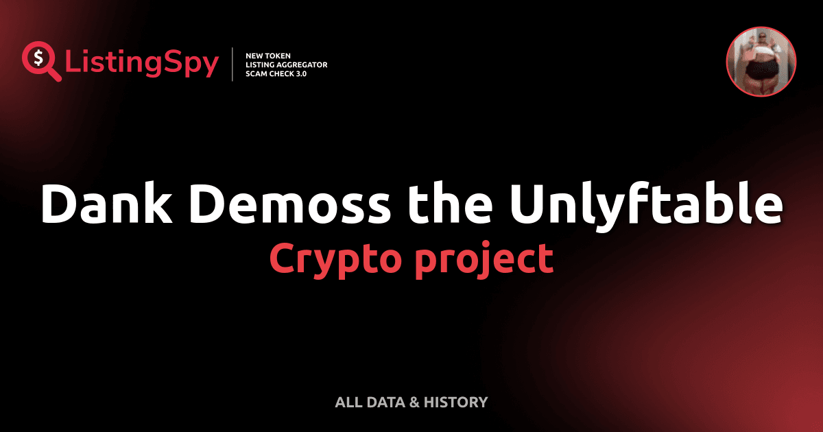 Dank Demoss the Unlyftable crypto project: LYFT token listings, events ...