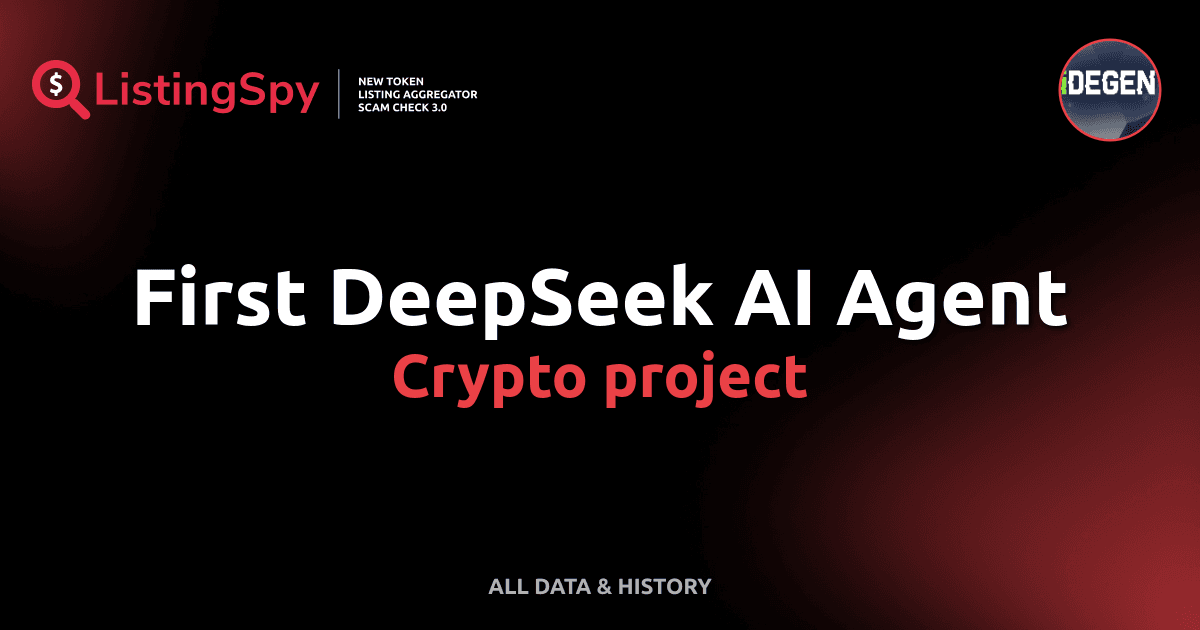 First DeepSeek AI Agent crypto project: iDEGEN token listings, events ...