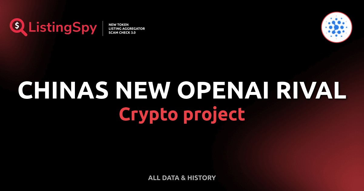 CHINAS NEW OPENAI RIVAL crypto project: ZHIPU token listings, events, analysis | ListingSpy
