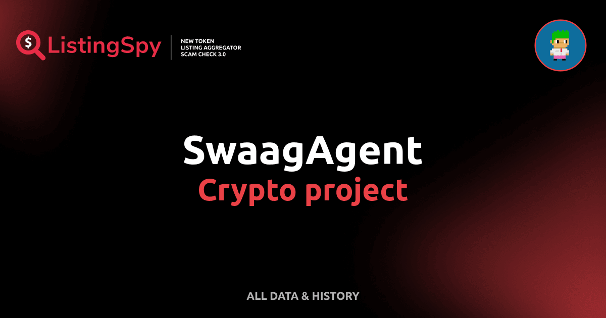 SwaagAgent crypto project: SWG token listings, events, analysis ...