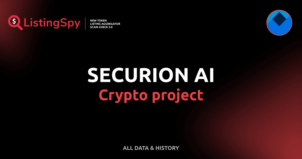 SECURION AI crypto project: SECURION token listings, events, analysis ...
