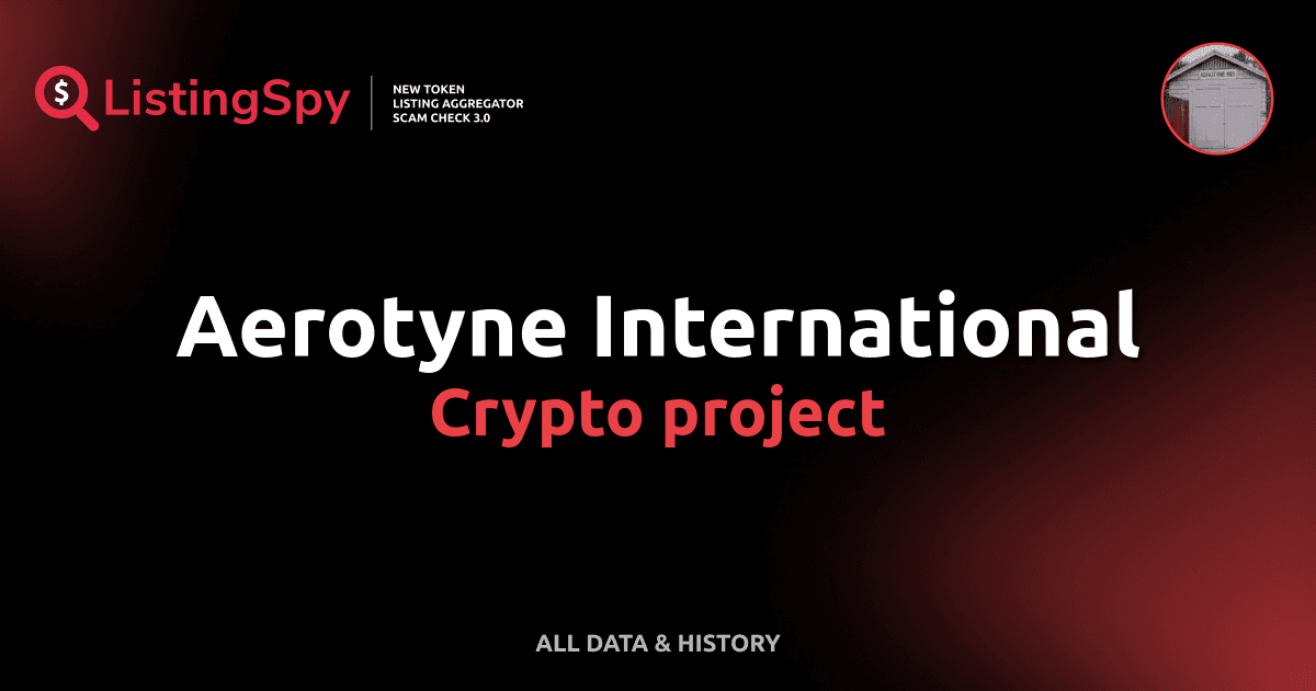 Aerotyne International crypto project: STARTUP token listings, events ...
