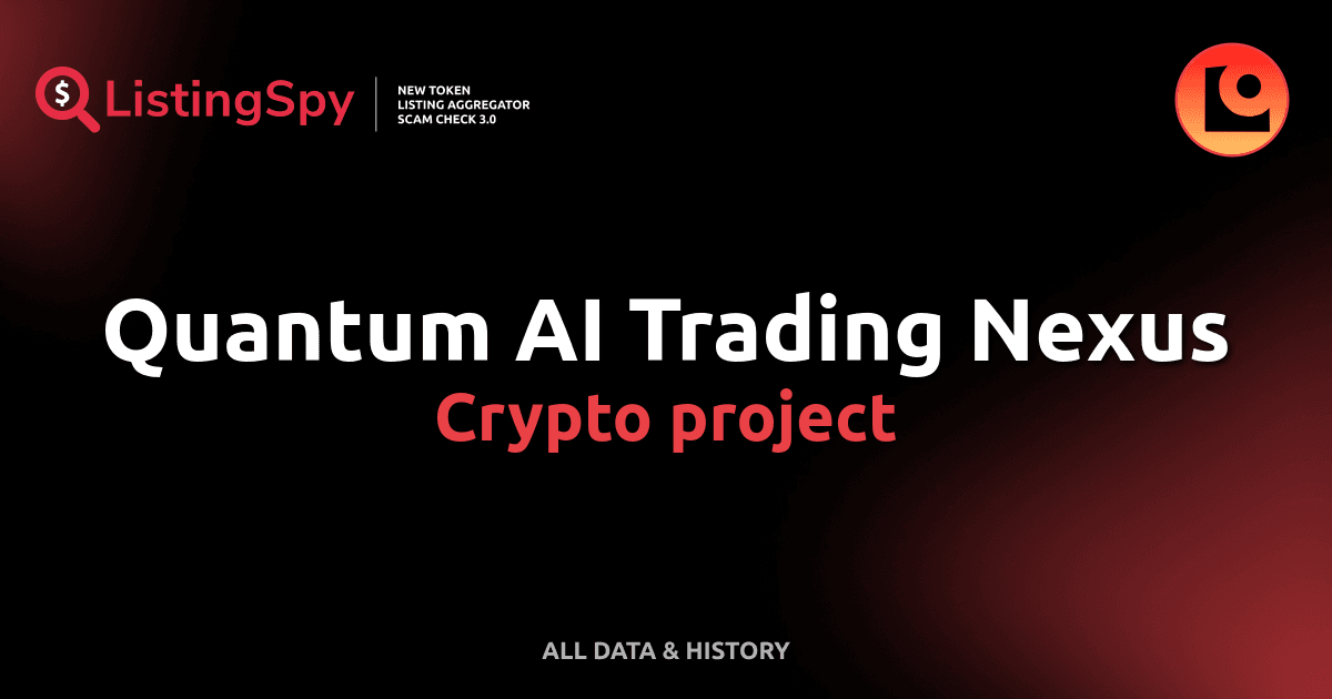 Quantum AI Trading Nexus crypto project: QAITN token listings, events ...