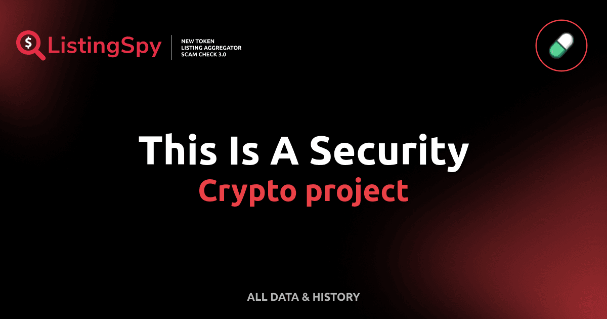 This Is A Security crypto project: Security token listings, events ...