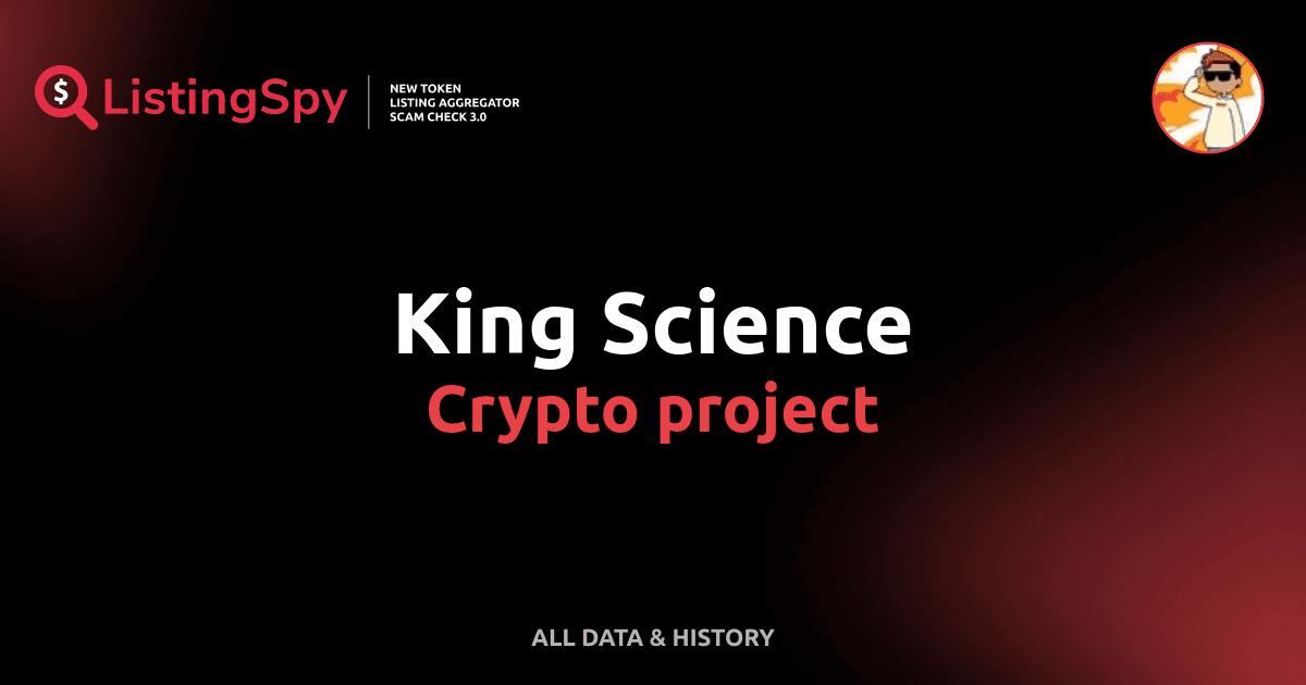 King Science crypto project: King token listings, events, analysis ...