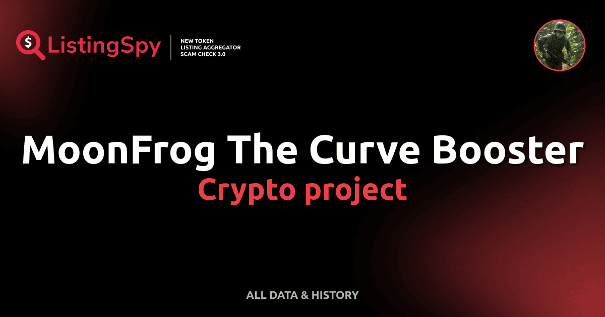 MoonFrog The Curve Booster crypto project: veFROG token listings ...