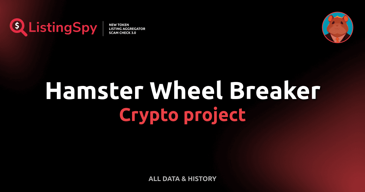 Hamster Wheel Breaker crypto project: BREAKER token listings, events ...