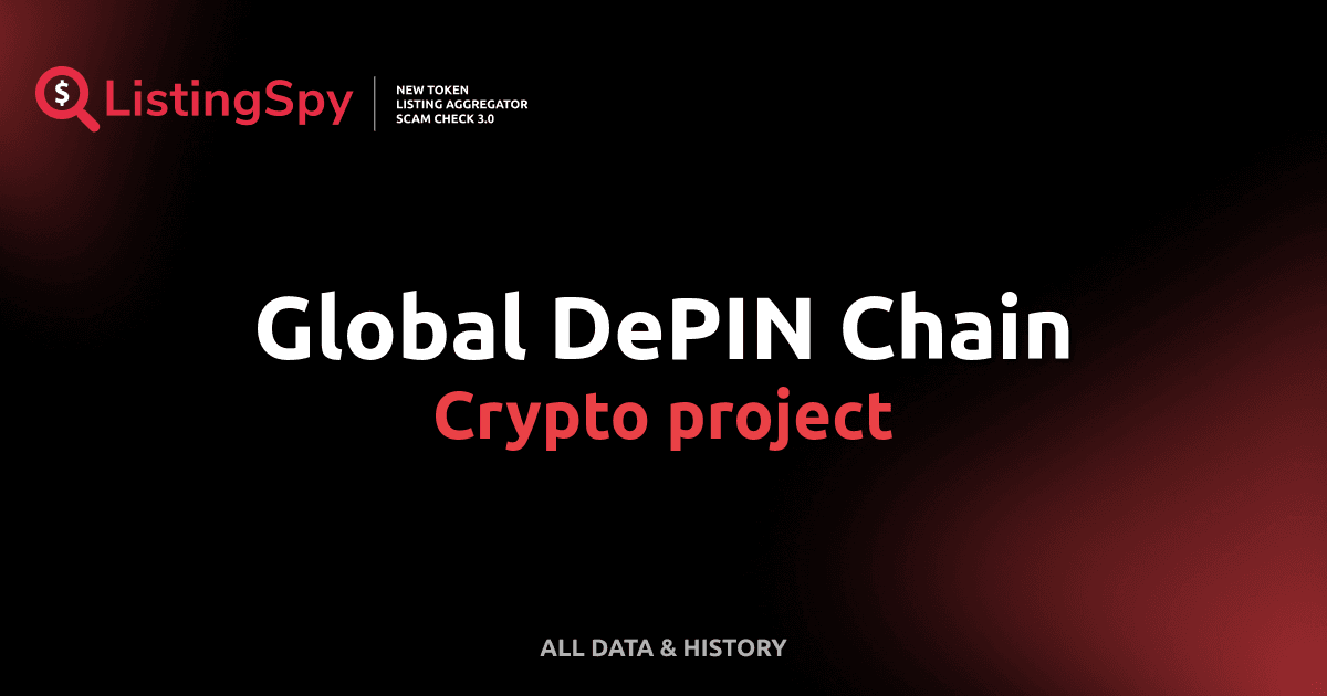 Global DePIN Chain crypto project: DEEPSEEK token listings, events ...