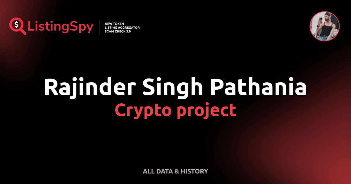 Rajinder Singh Pathania crypto project: MRPUNK token listings, events ...