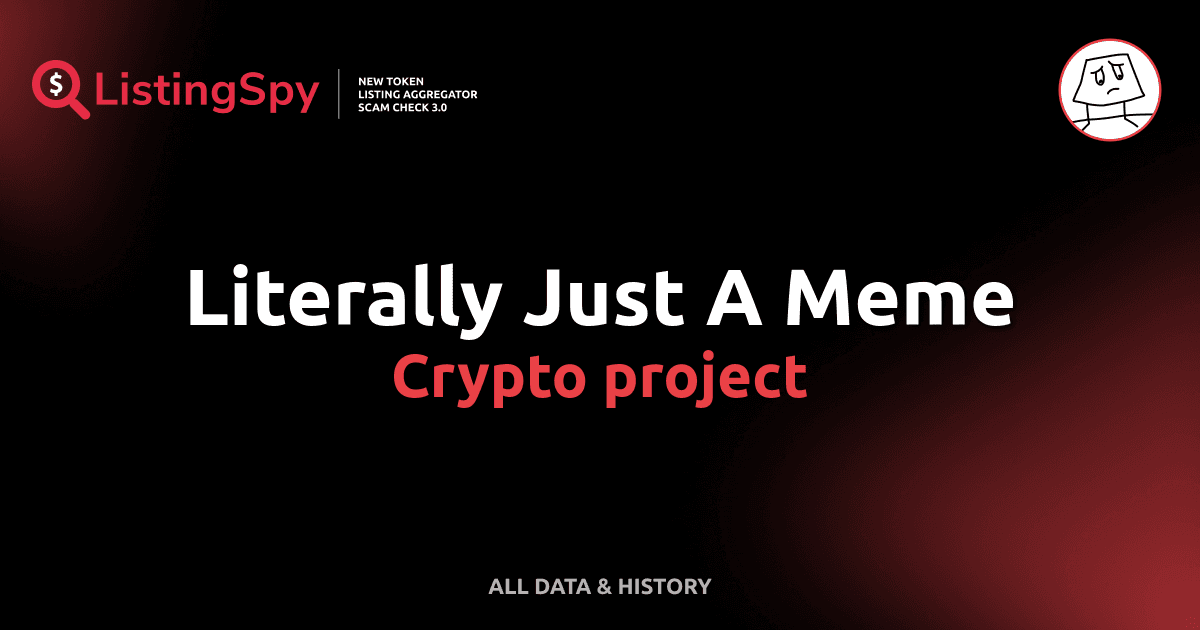 Literally Just A Meme crypto project: JAMMY token listings, events ...