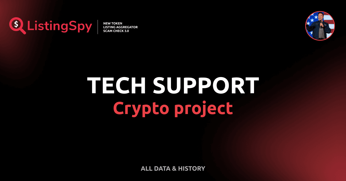 TECH SUPPORT crypto project: TS token listings, events, analysis ...