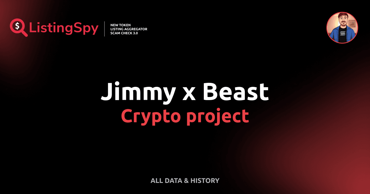 Jimmy x Beast crypto project: JIMMY token listings, events, analysis ...