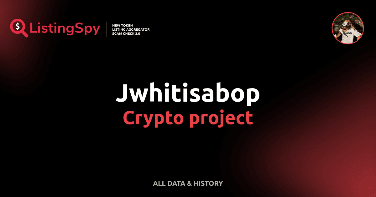 Jwhitisabop crypto project: GOODBOY token listings, events, analysis ...