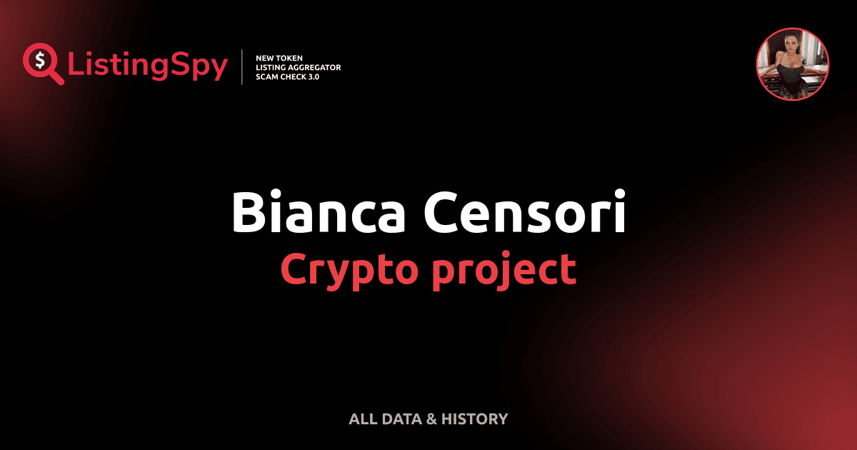 Bianca Censori crypto project: BIANCA token listings, events, analysis ...