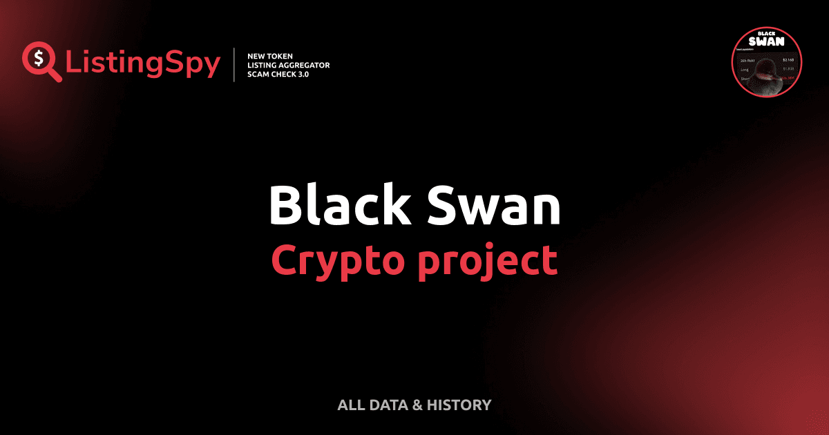 Black Swan crypto project: SWAN token listings, events, analysis ...