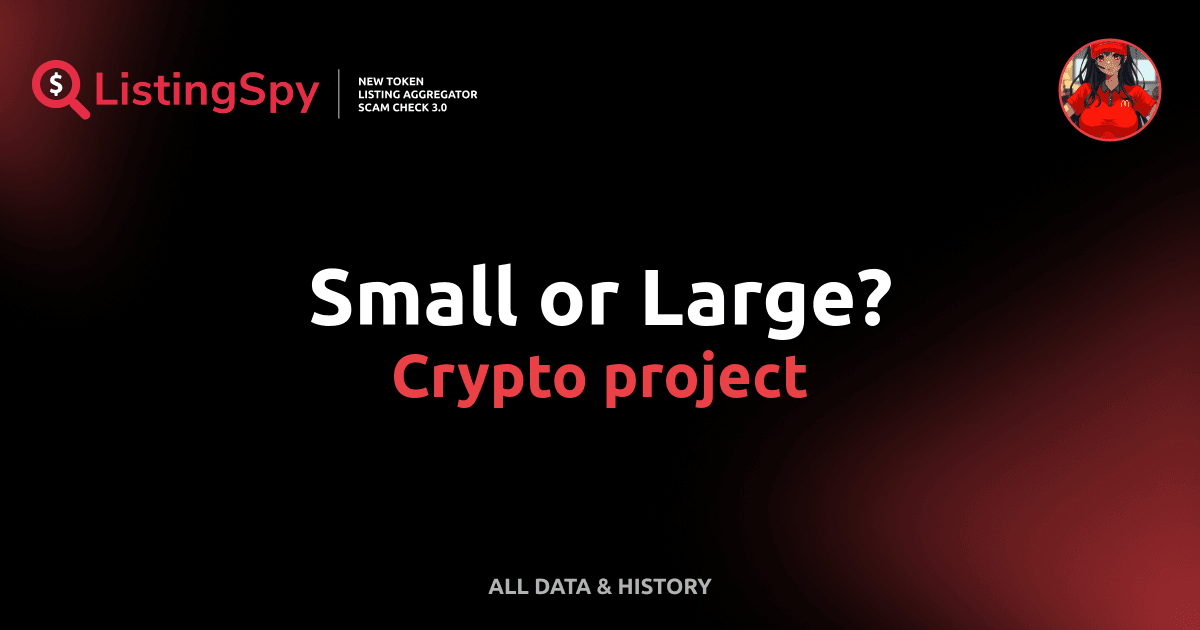 Small or Large? crypto project: SOL token listings, events, analysis ...