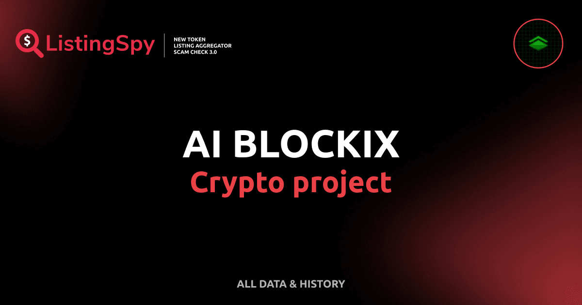 AI BLOCKIX crypto project: BLOCKIX token listings, events, analysis ...