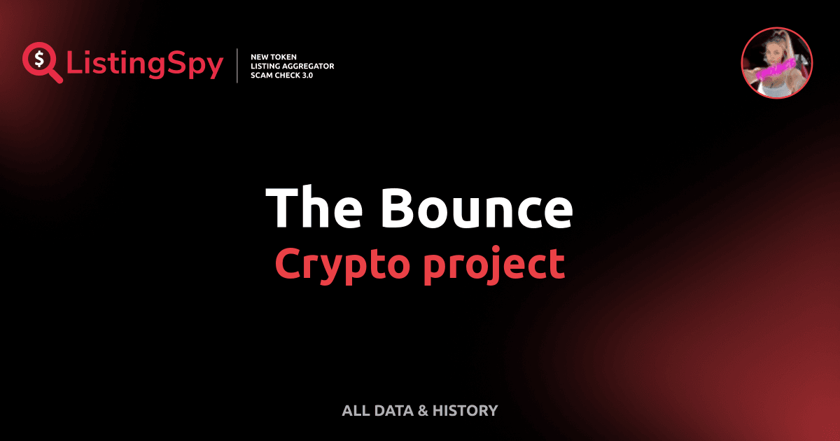 The Bounce crypto project: BOUNCE token listings, events, analysis | ListingSpy