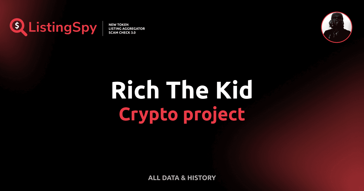 Rich The Kid crypto project: RICH token listings, events, analysis ...
