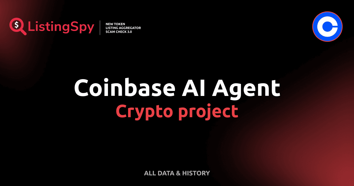 Coinbase AI Agent crypto project: COINAI token listings, events, analysis | ListingSpy