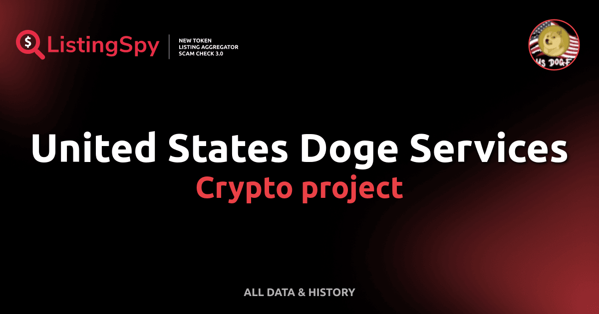 United States Doge Services crypto project: USDS token listings, events ...