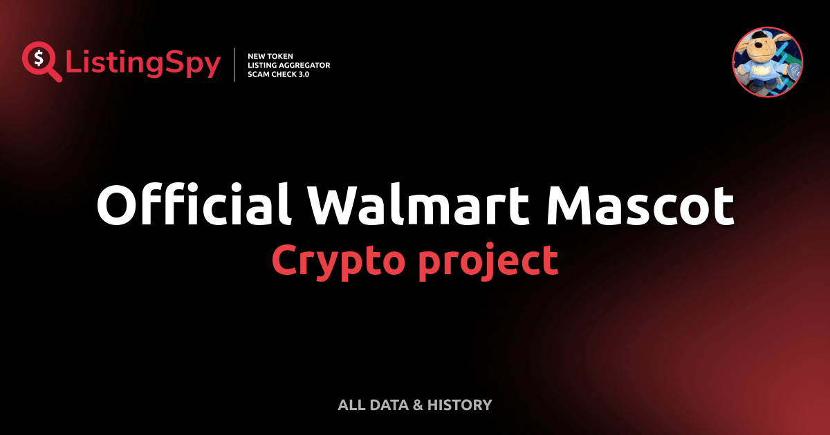 Official Walmart Mascot crypto project: DOGMAN token listings, events ...