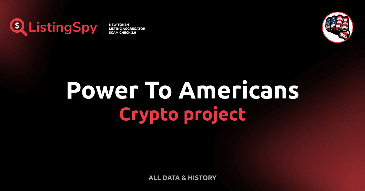Power To Americans crypto project: POWER token listings, events ...