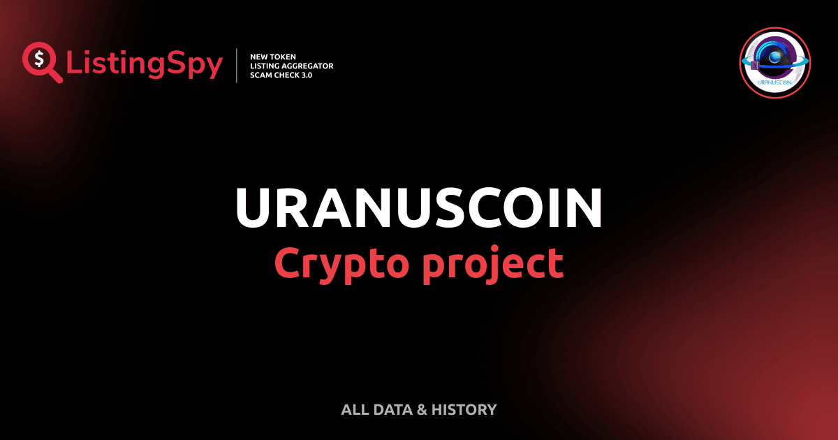 URANUSCOIN crypto project: URANUSCOIN token listings, events, analysis ...