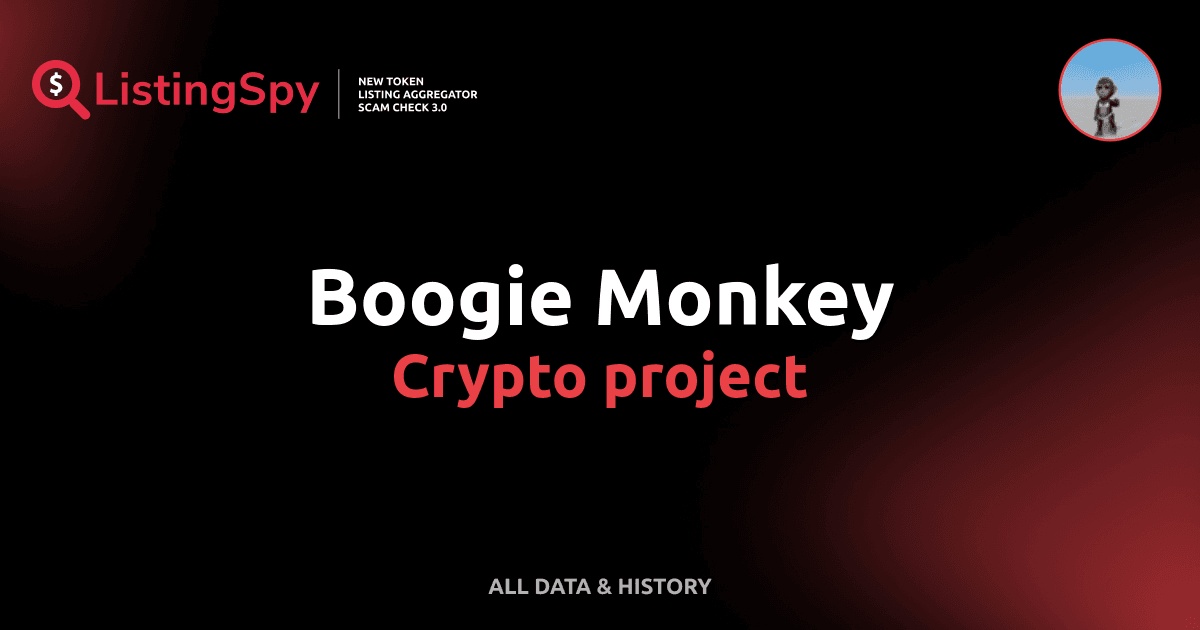 Boogie Monkey crypto project: MONK token listings, events, analysis ...