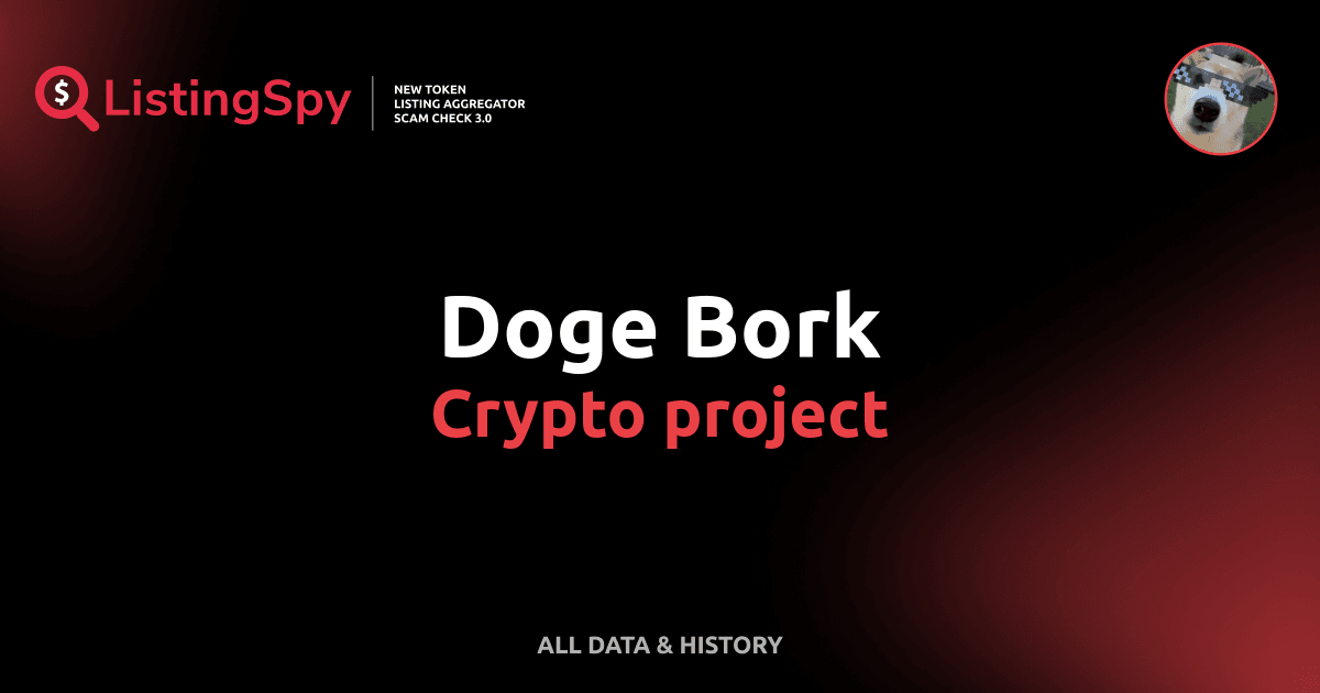 Doge Bork crypto project: GWENCHANA token listings, events, analysis ...