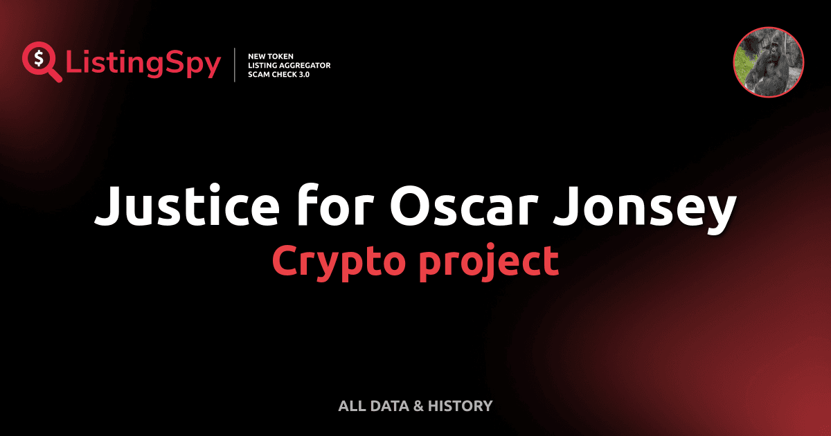 Justice for Oscar Jonsey crypto project: OJ token listings, events ...