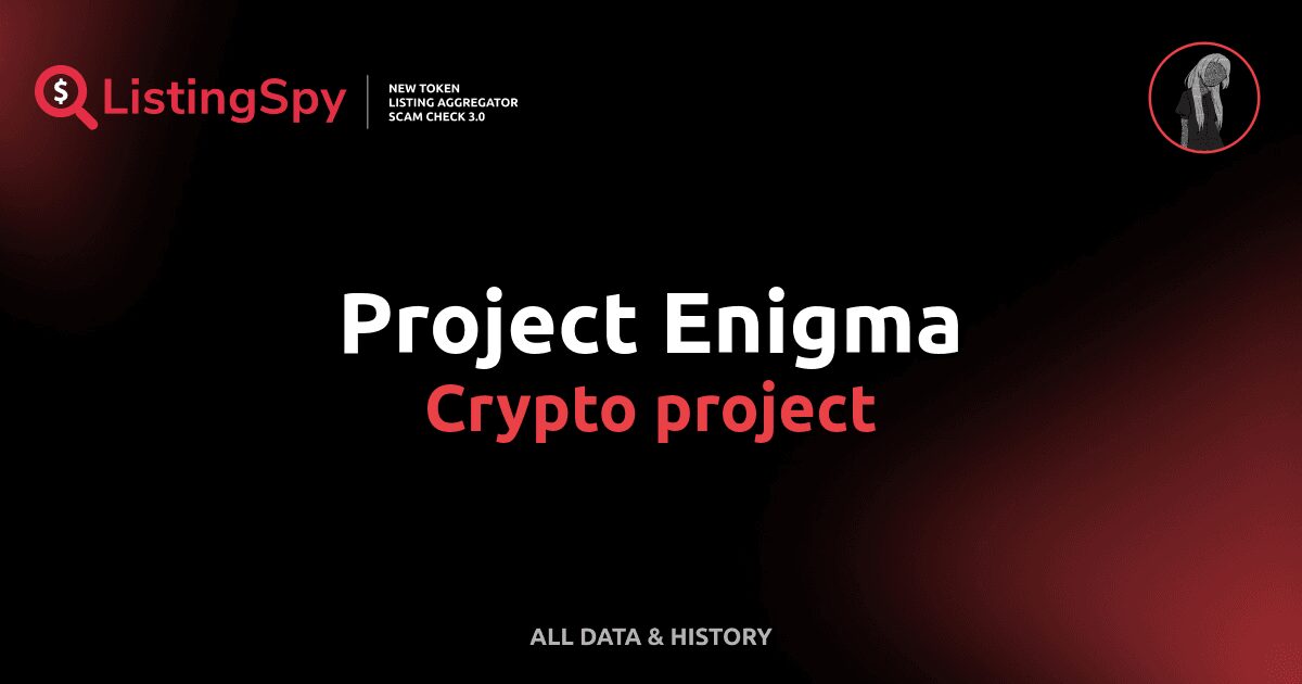Project Enigma crypto project: ENIGMA token listings, events, analysis ...