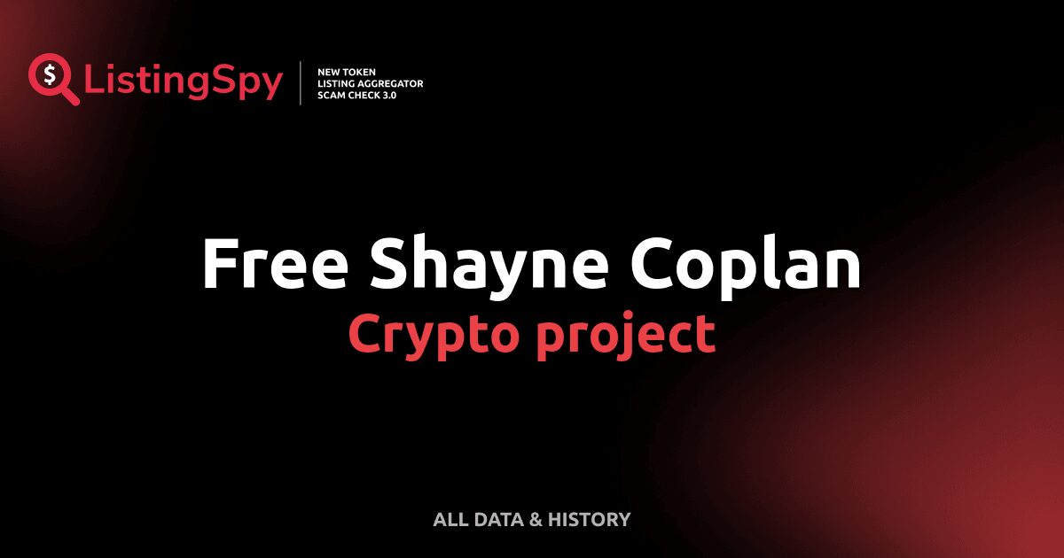Free Shayne Coplan crypto project: EAGLE token listings, events ...