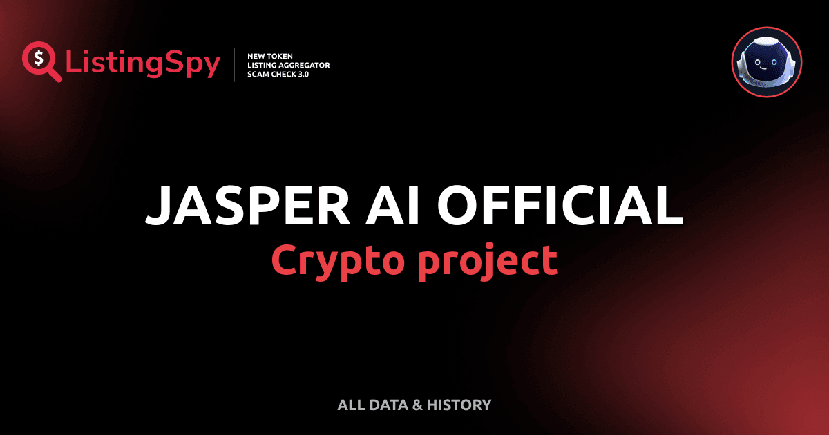 JASPER AI OFFICIAL crypto project: JASPER token listings, events ...