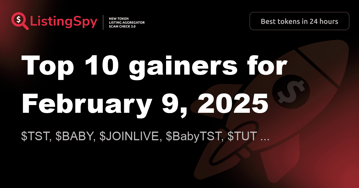 Phenomenal Profits for $BABY, $JOINLIVE, $BabyTST Tokens with Super ...