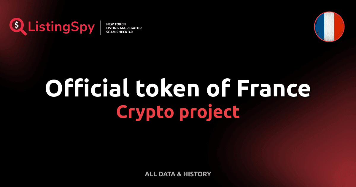 Official token of France crypto project: FRANCE token listings, events ...