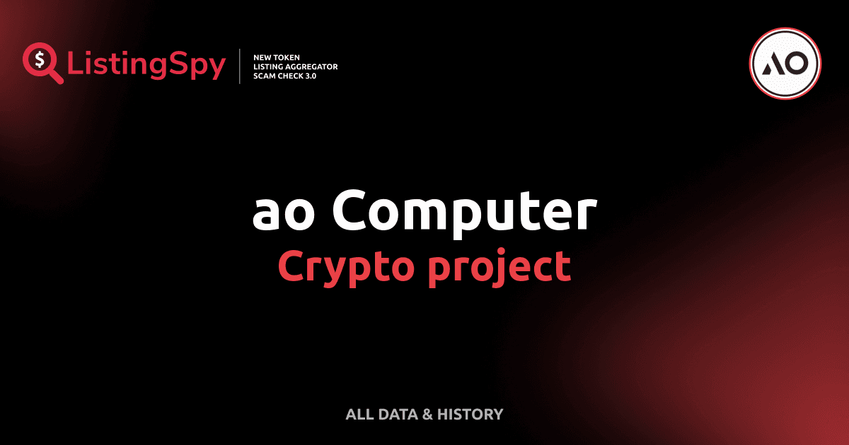 ao Computer crypto project: AO token listings, events, analysis ...