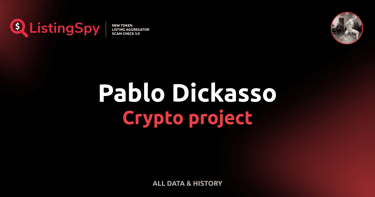 Pablo Dickasso crypto project: Dickasso token listings, events ...