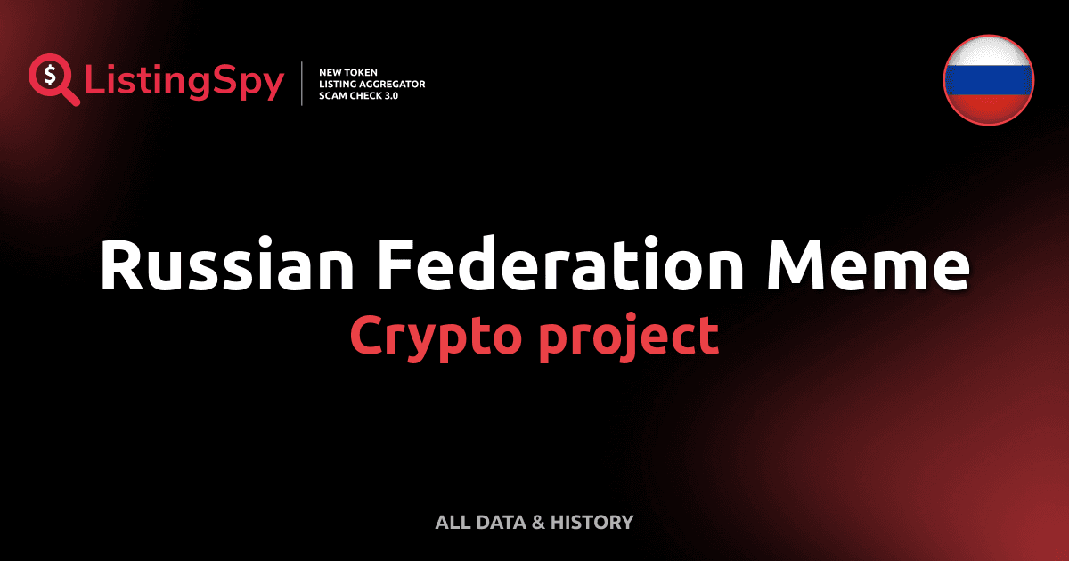 Russian Federation Meme crypto project: RFM token listings, events ...
