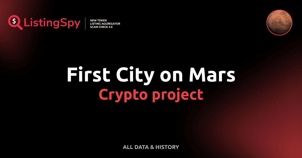 First City on Mars crypto project: Terminus token listings, events ...