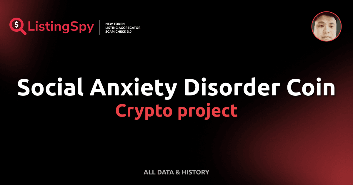 Social Anxiety Disorder Coin crypto project: SADCOIN token listings ...