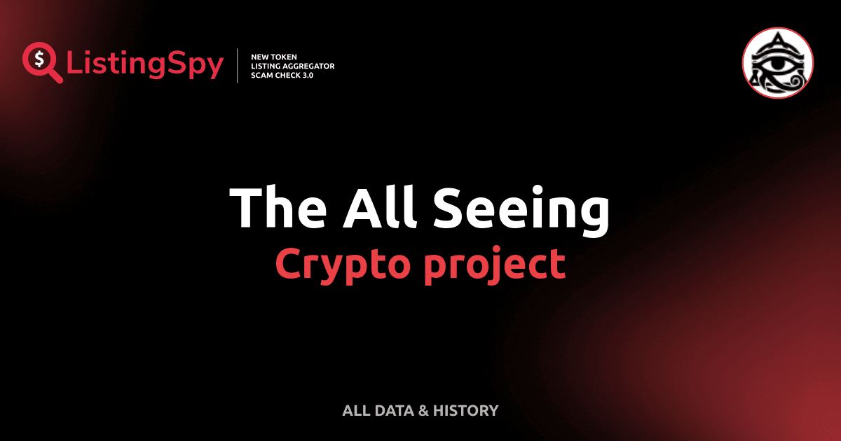 The All Seeing crypto project: Eye token listings, events, analysis ...