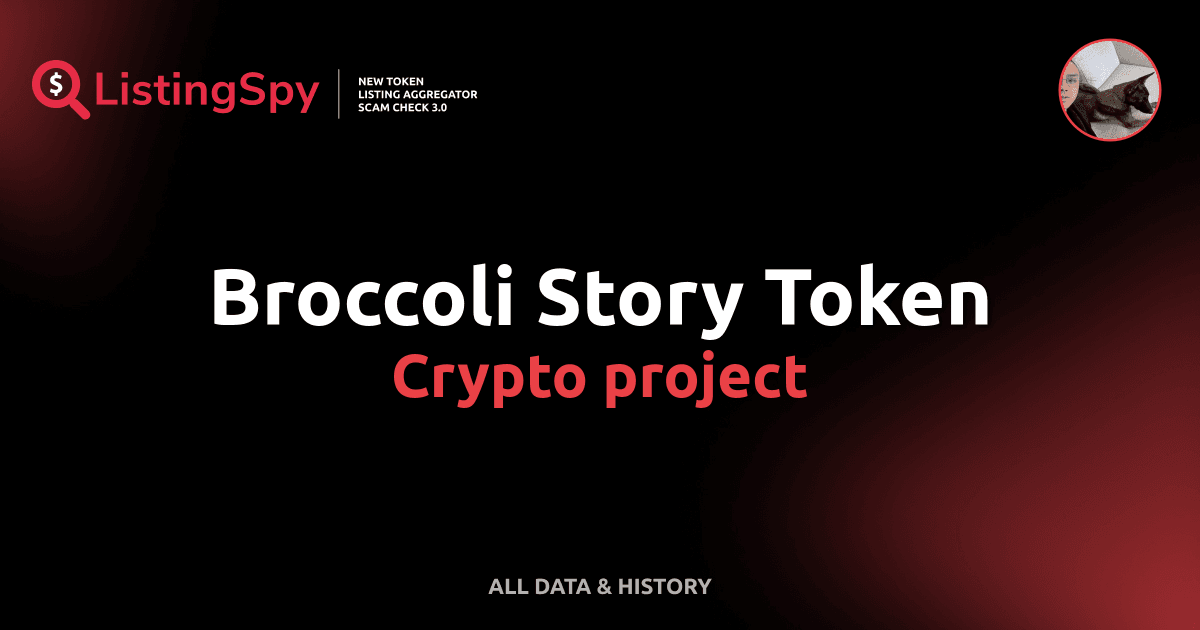 Broccoli Story Token crypto project: BROCCOLI token listings, events ...