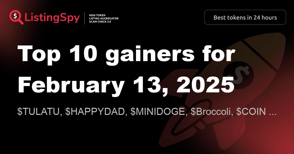 Unexpected Profits for $HAPPYDAD, $MINIDOGE, $Broccoli etc. with Huge ...