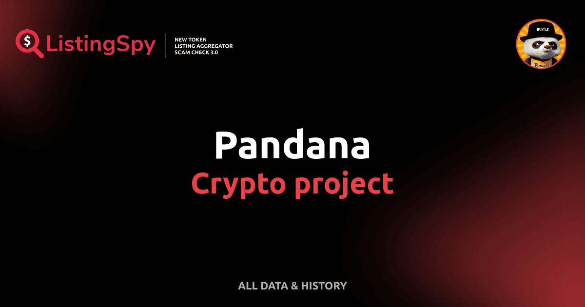 Pandana crypto project: PNDN token listings, events, analysis | ListingSpy