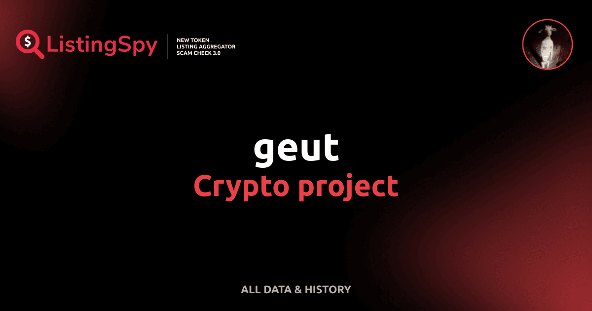 geut crypto project: geut token listings, events, analysis | ListingSpy